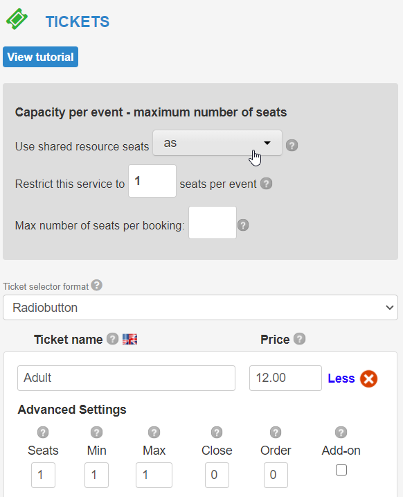 Configuring the event duration for several days in tour services ...